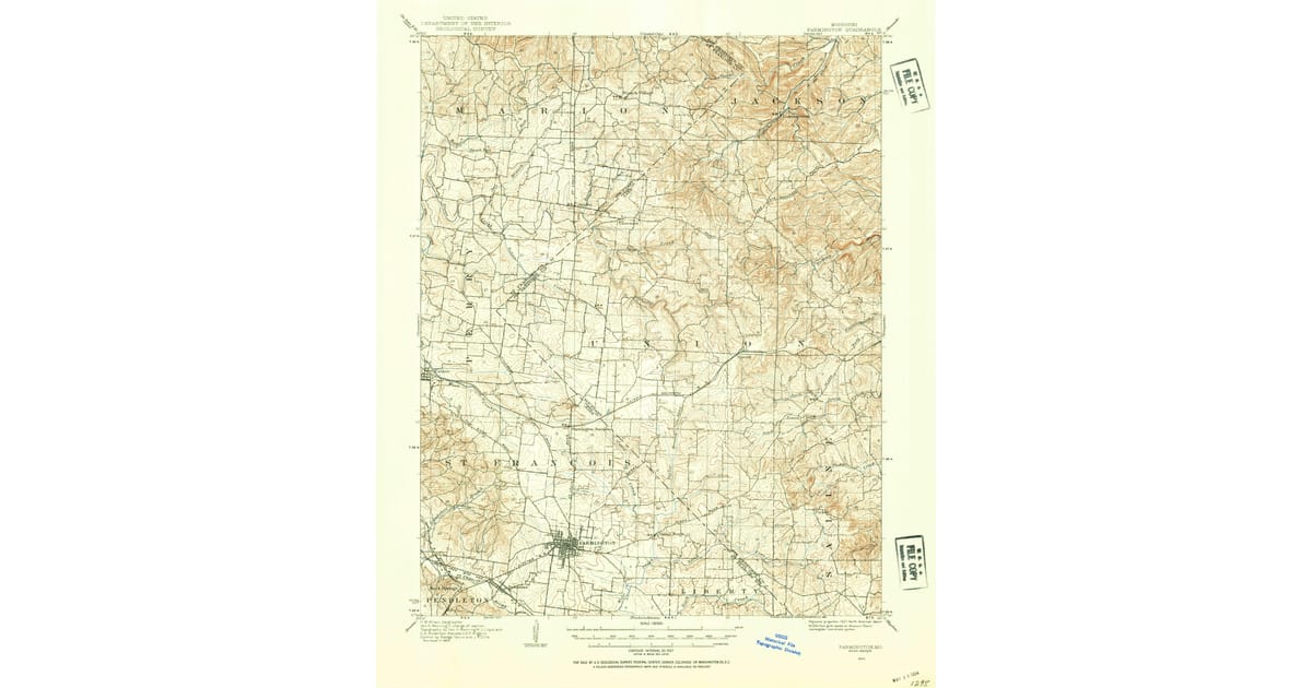 Old Maps of French Village, MO | Pastmaps