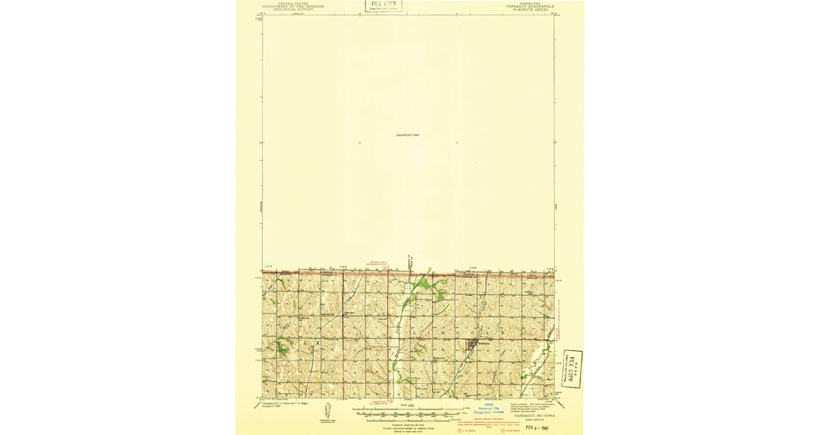 1940s Maps of Iowa | Pastmaps