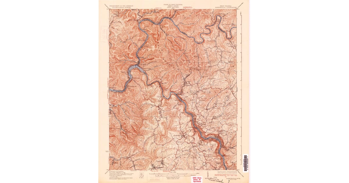 1930s Maps of Nicholas County, WV | Pastmaps