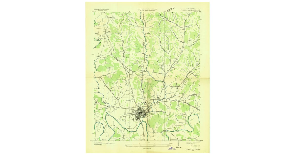 Old Maps of Mimosa, TN | Pastmaps