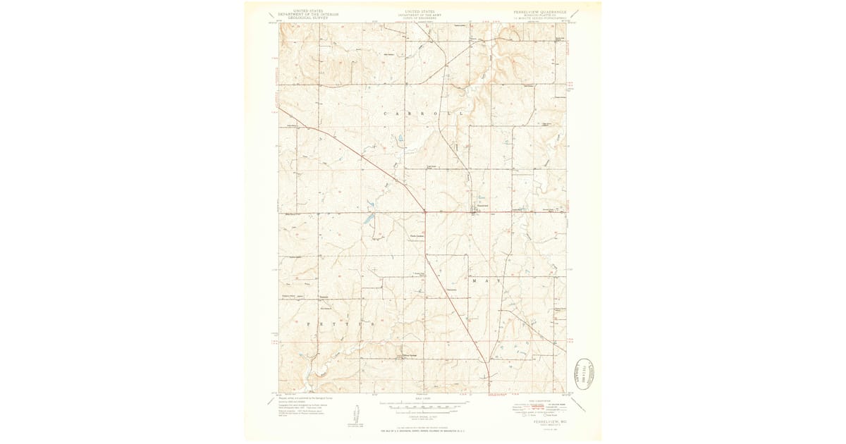 1950 Map of Ferrelview, MO — High-Res | Pastmaps