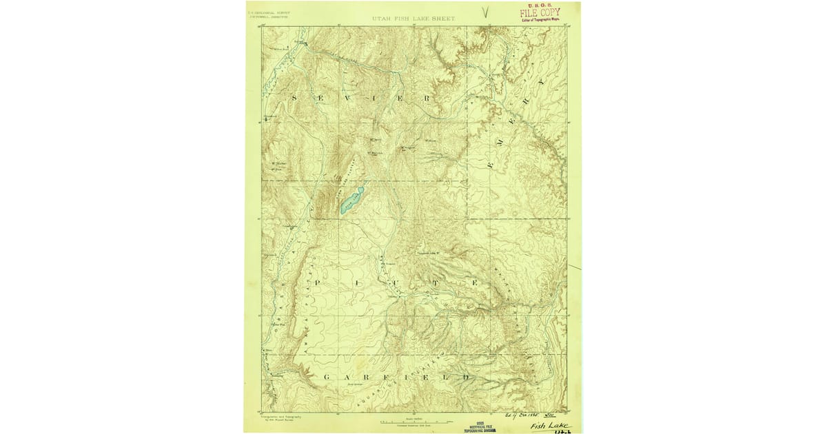 Old Maps of Burrville, UT | Pastmaps