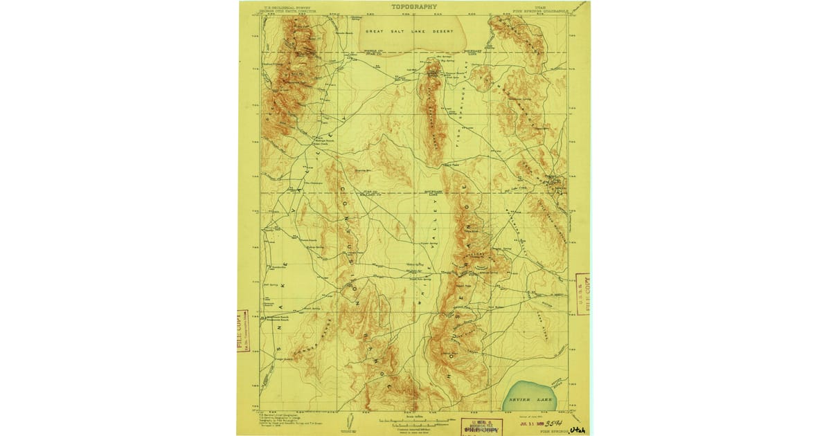 1910s Maps of Millard County, UT | Pastmaps