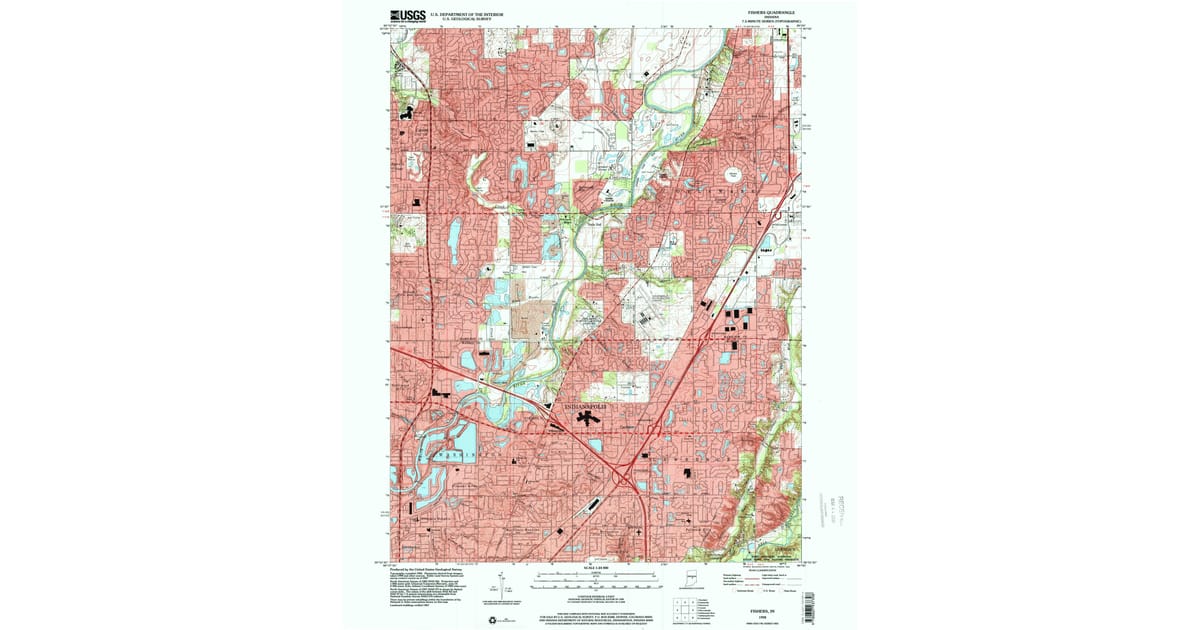 1990s Maps of Chesterton, Carmel | Pastmaps