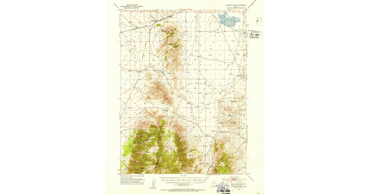 1940s Maps of Tooele County, UT | Pastmaps