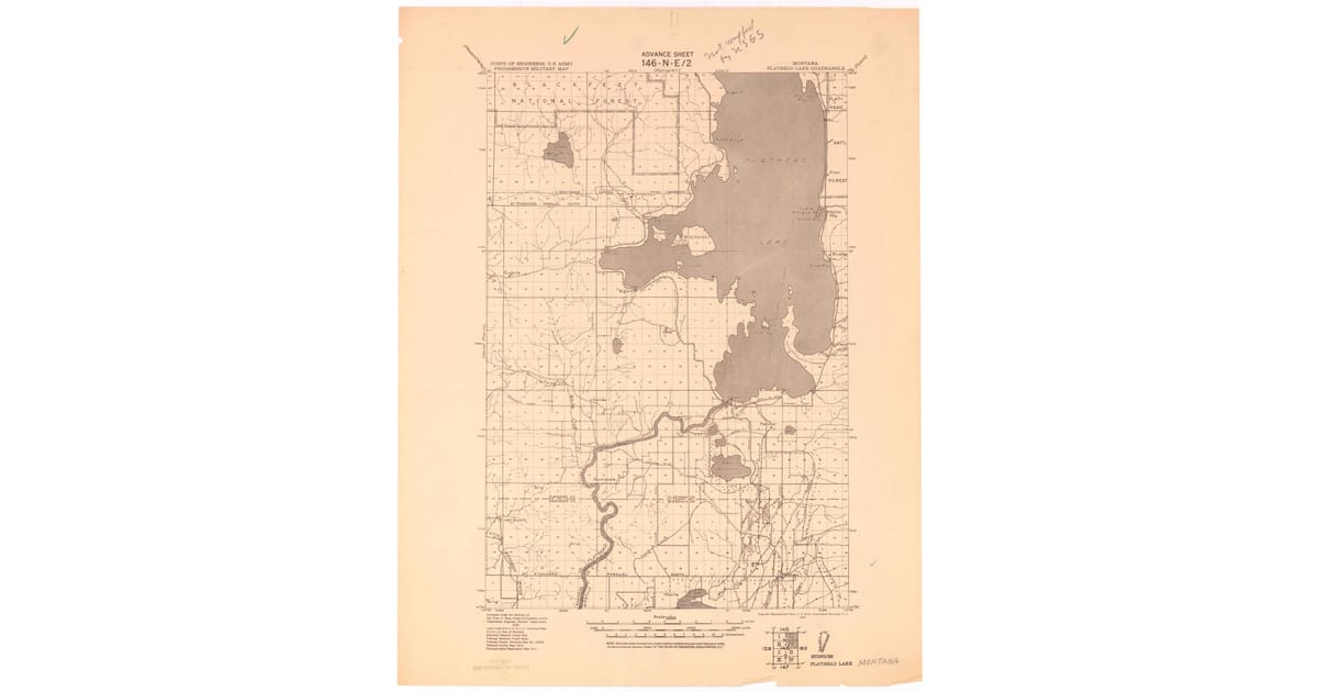 Old Maps of Bear Dance, MT for Genealogy | Pastmaps