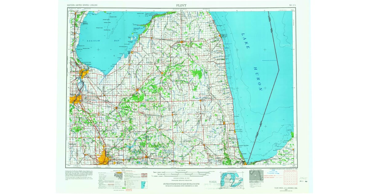 Old Maps of Sanilac County, MI for Genealogy | Pastmaps