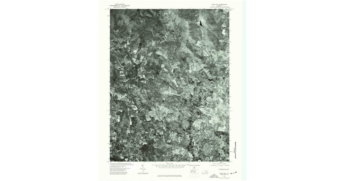 1970s Maps of Flint Hill, VA | Pastmaps