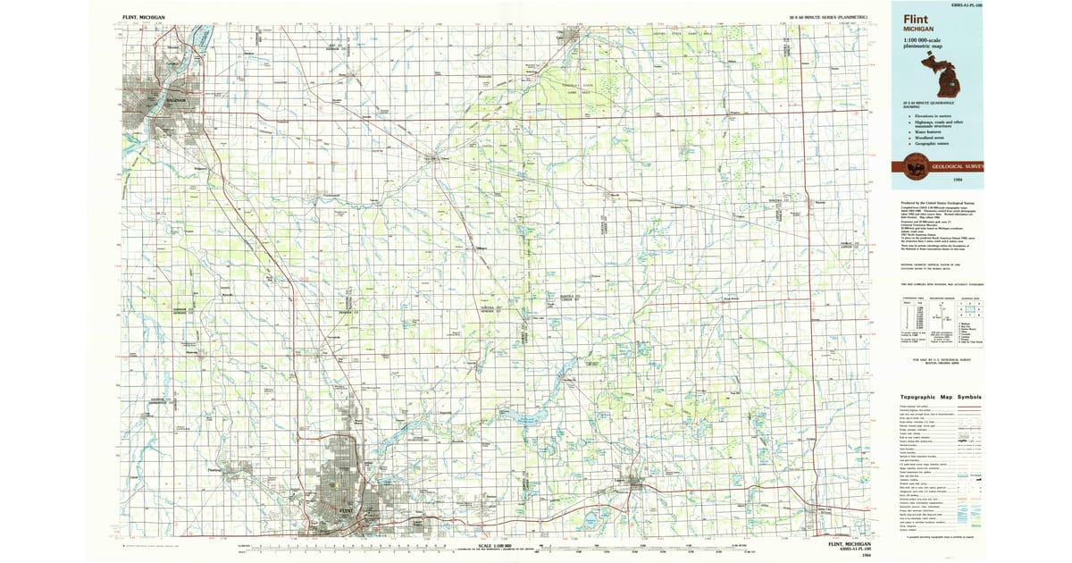 1980s Maps of Zilwaukee, MI | Pastmaps