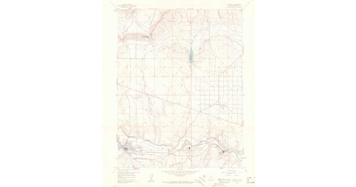1959 Map of Florence, CO — High-Res | Pastmaps