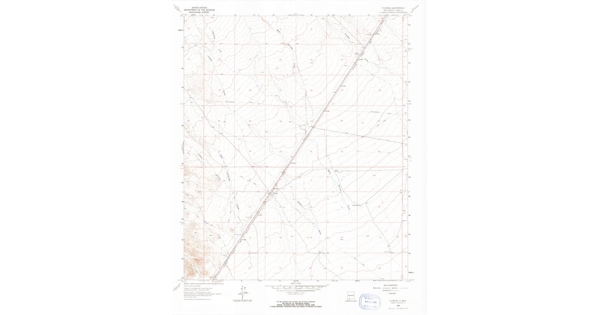 1964 Map of Florida, Luna County, NM — High-Res | Pastmaps
