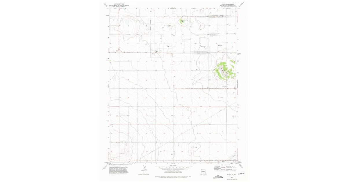 1973 Map of Floyd, NM — High-Res | Pastmaps