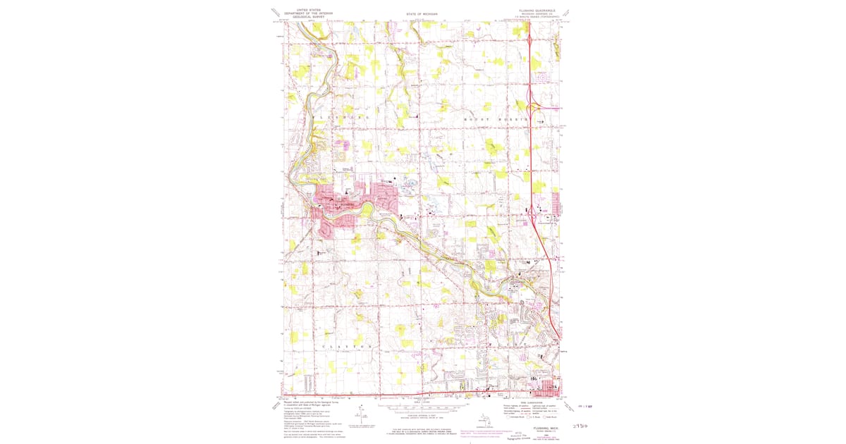 1970s Maps of Clayton Charter Township, MI | Pastmaps