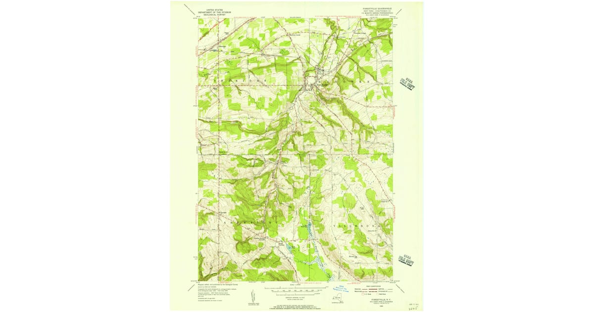 1950s Maps of Hanover, NY | Pastmaps