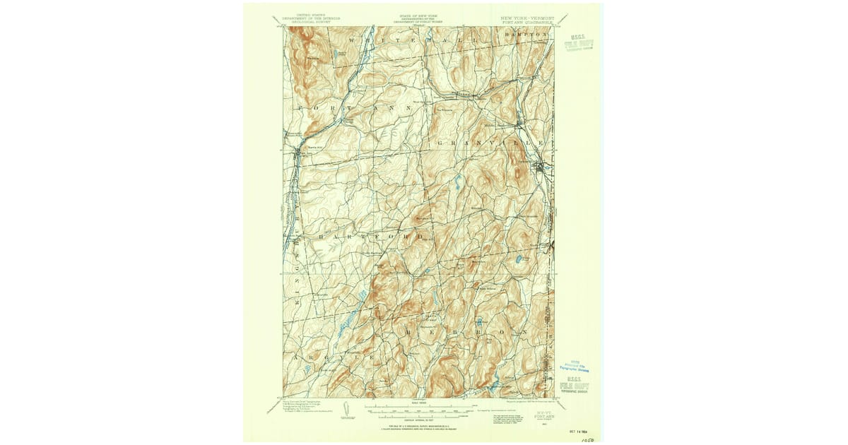 1893 Map of Fort Ann, Washington County, NY — High-Res | Pastmaps