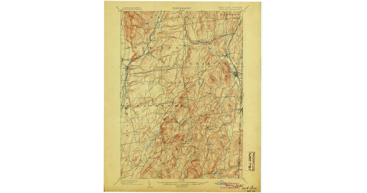 1904 Map of Fort Ann, Washington County, NY — High-Res | Pastmaps