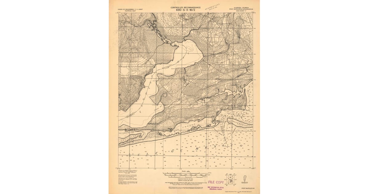 Old Maps of Warrington, FL | Pastmaps