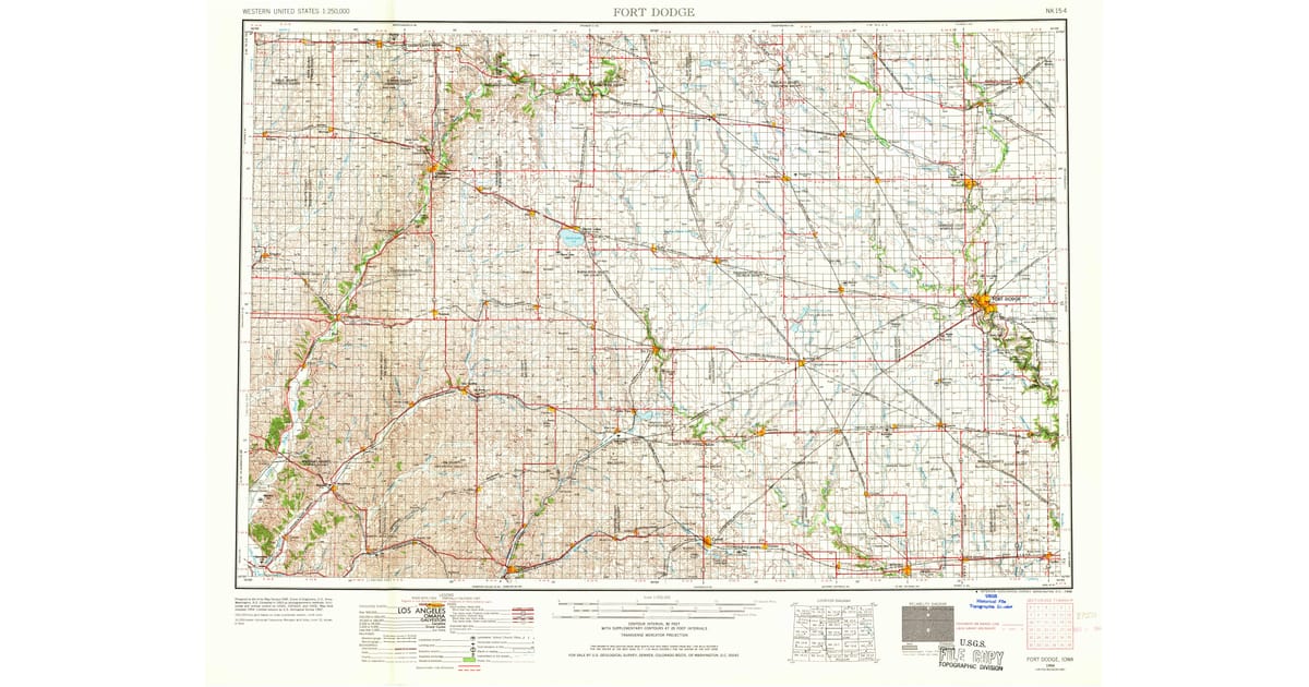 Old Maps of Ralston, IA for Hiking & Exploration | Pastmaps
