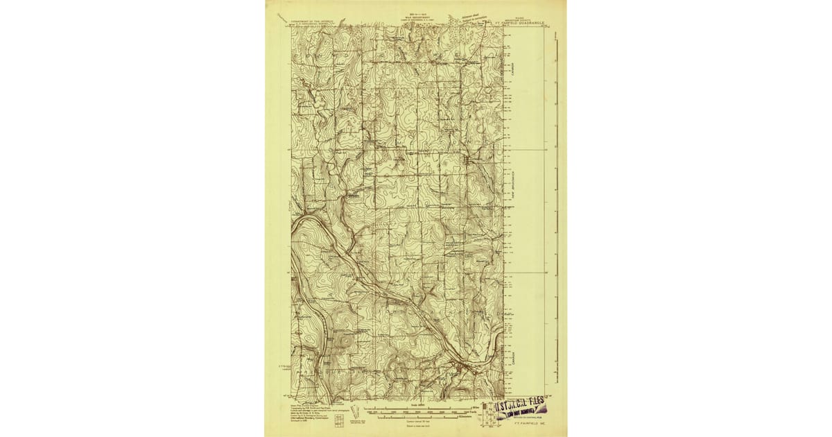 1900s (20th Century) Maps of Fort Fairfield, ME | Pastmaps