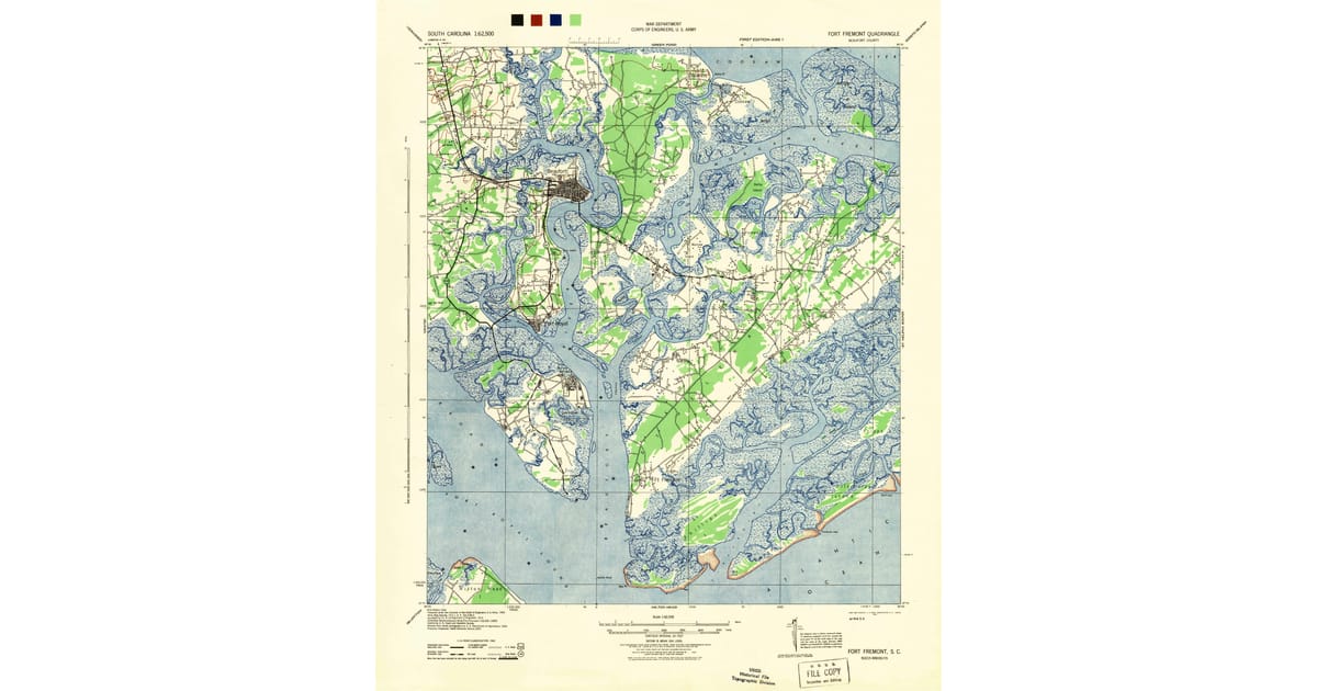 Old Maps of Peace Haven, Beaufort County | Pastmaps