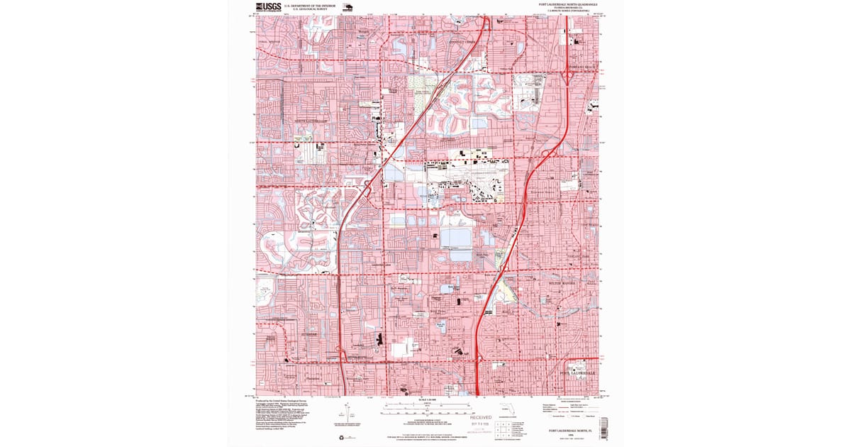 1990s Maps of Royal Palm Isles, FL | Pastmaps
