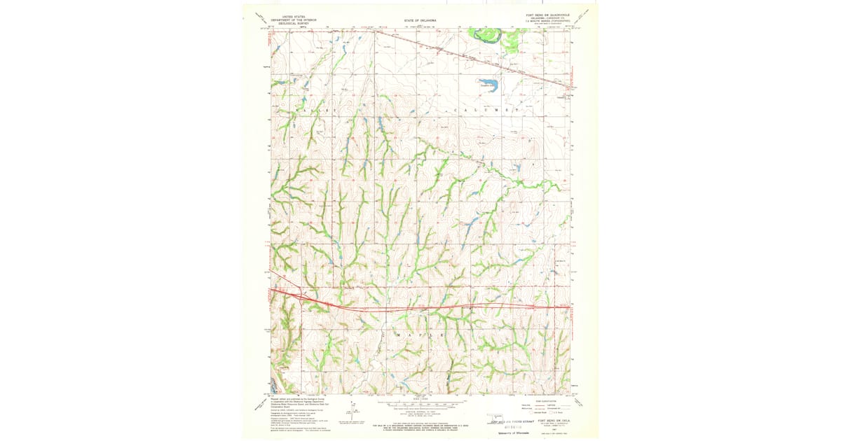 1960s Maps of Geary, OK | Pastmaps