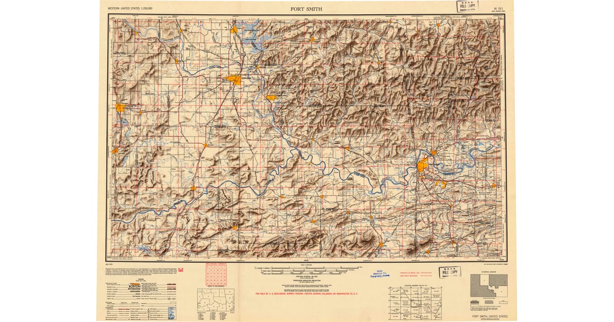 1940s Maps of Notchietown, OK | Pastmaps