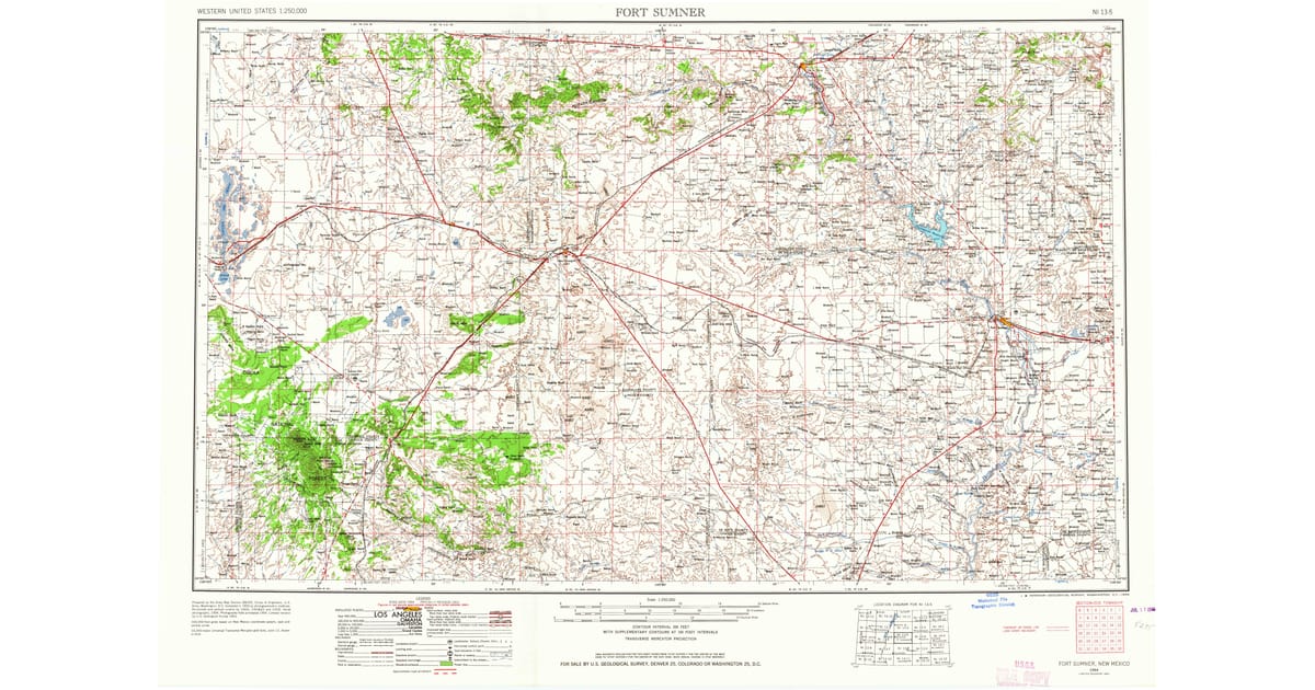 Old Maps of Los Tanos, NM for Genealogy | Pastmaps