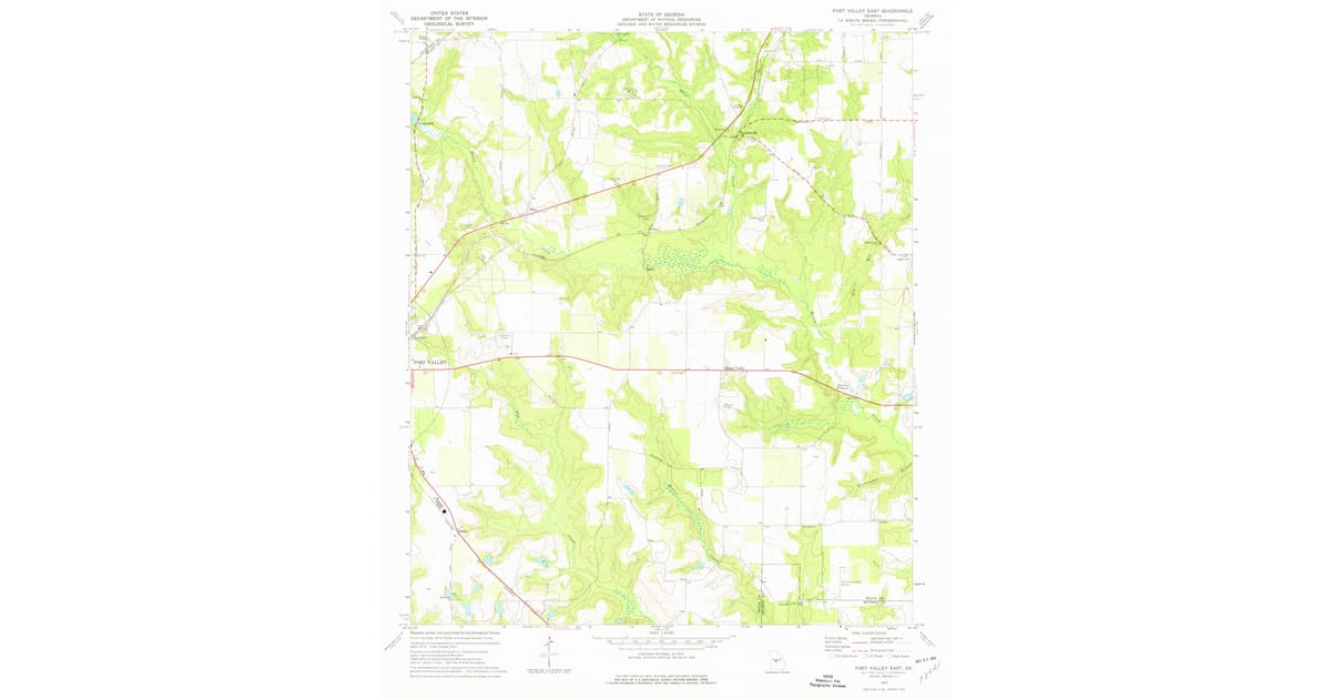 1970s Maps of Taylors Mill, GA | Pastmaps