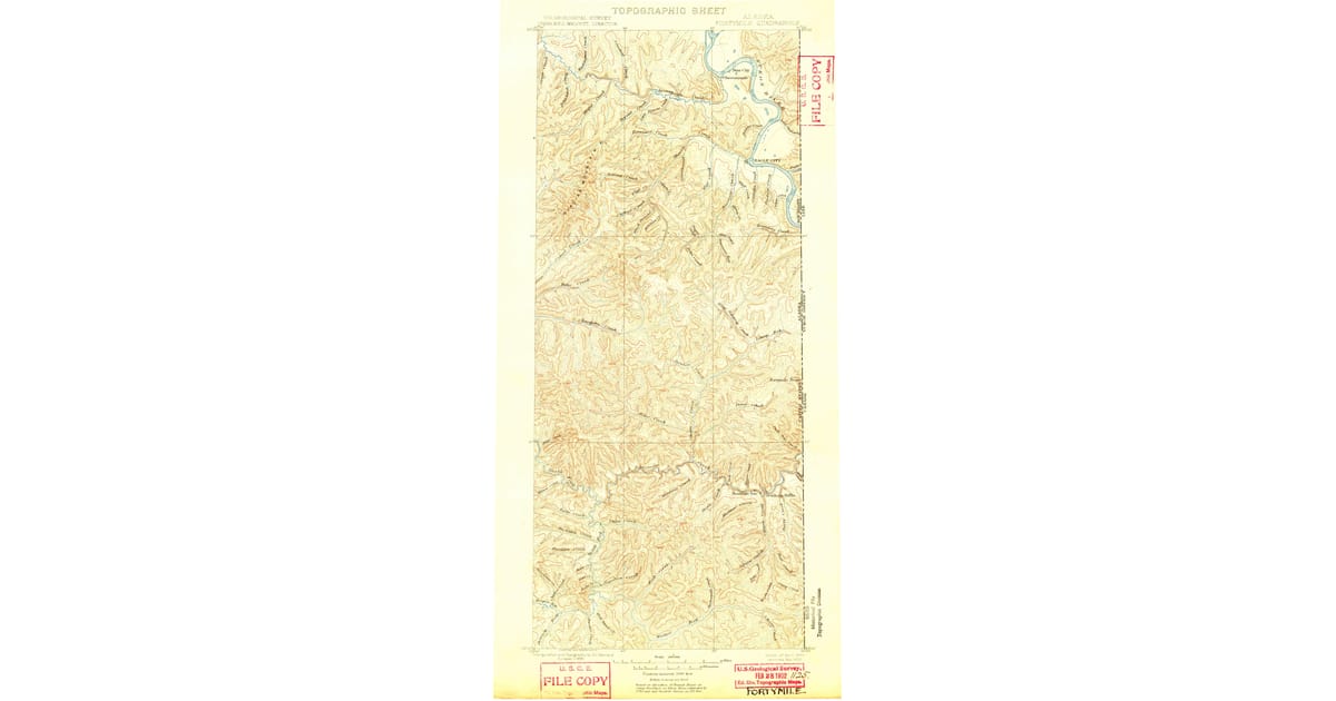 Old Maps of Eagle, AK for Academic Research | Pastmaps