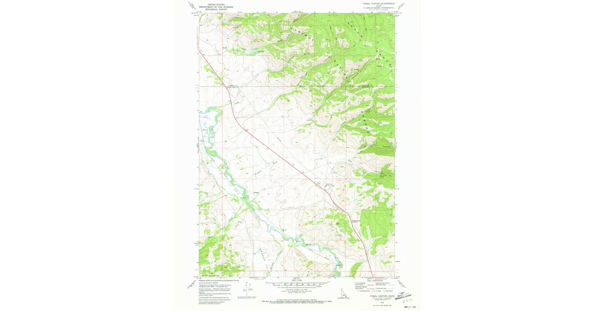 1970s Maps of Caribou County, ID | Pastmaps
