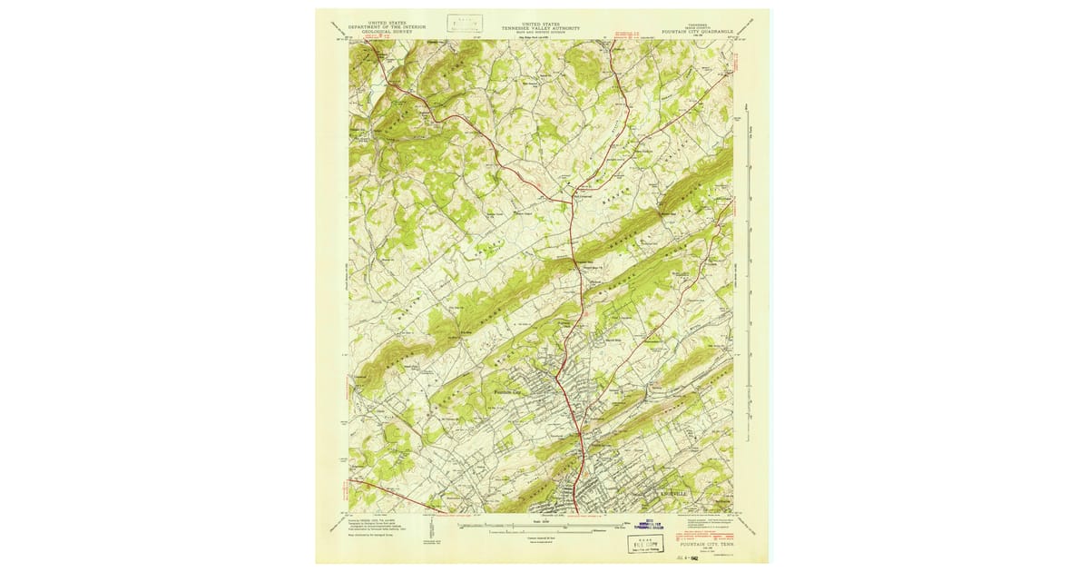 1940s Maps of Homestead, Halls Crossroads | Pastmaps