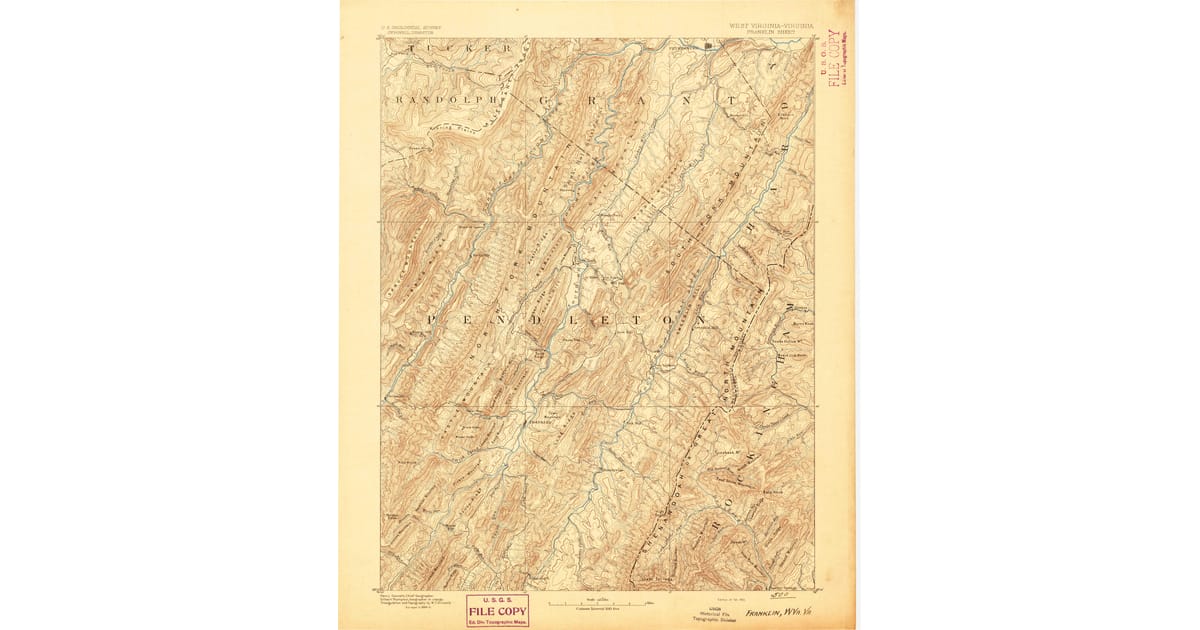 Old Maps of Rockingham County, VA | Pastmaps