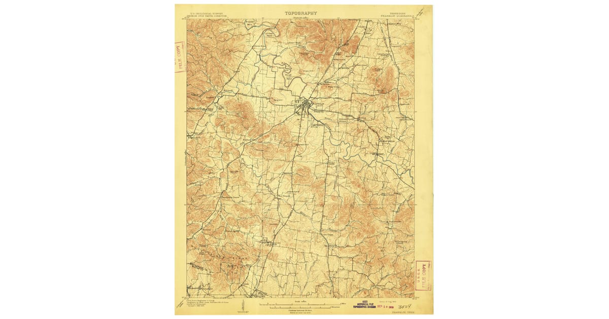 Old Maps of Hunting Creek Farms, TN | Pastmaps