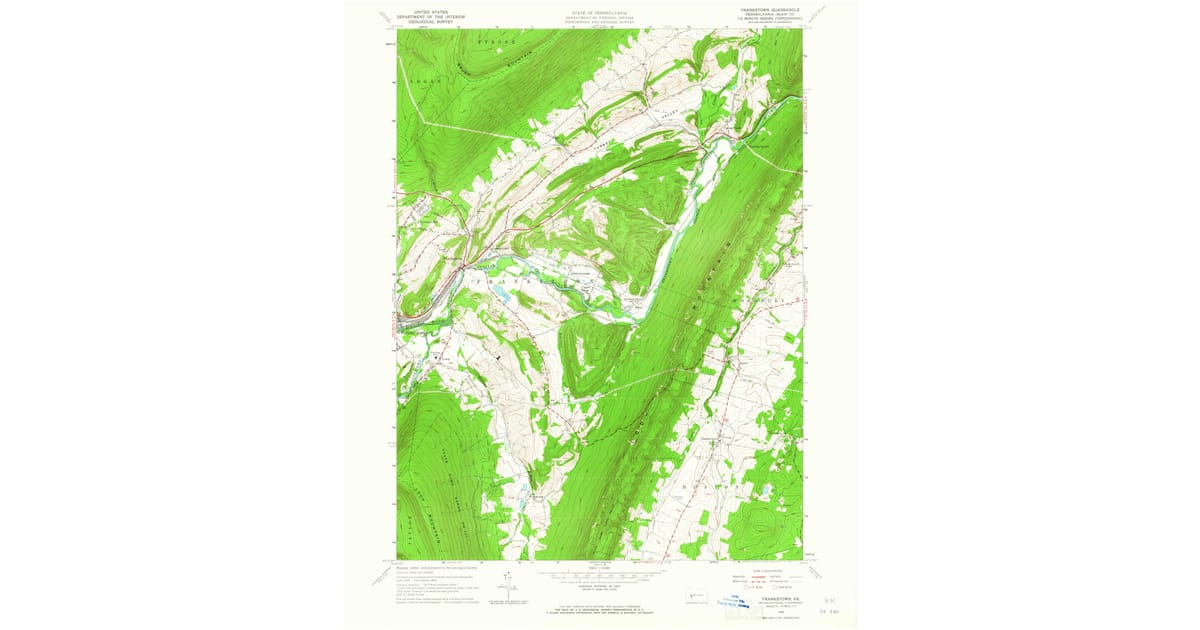 1963 Map of Frankstown, PA — High-Res | Pastmaps