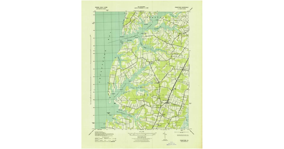Old Maps of Harbour Point, Northampton County | Pastmaps