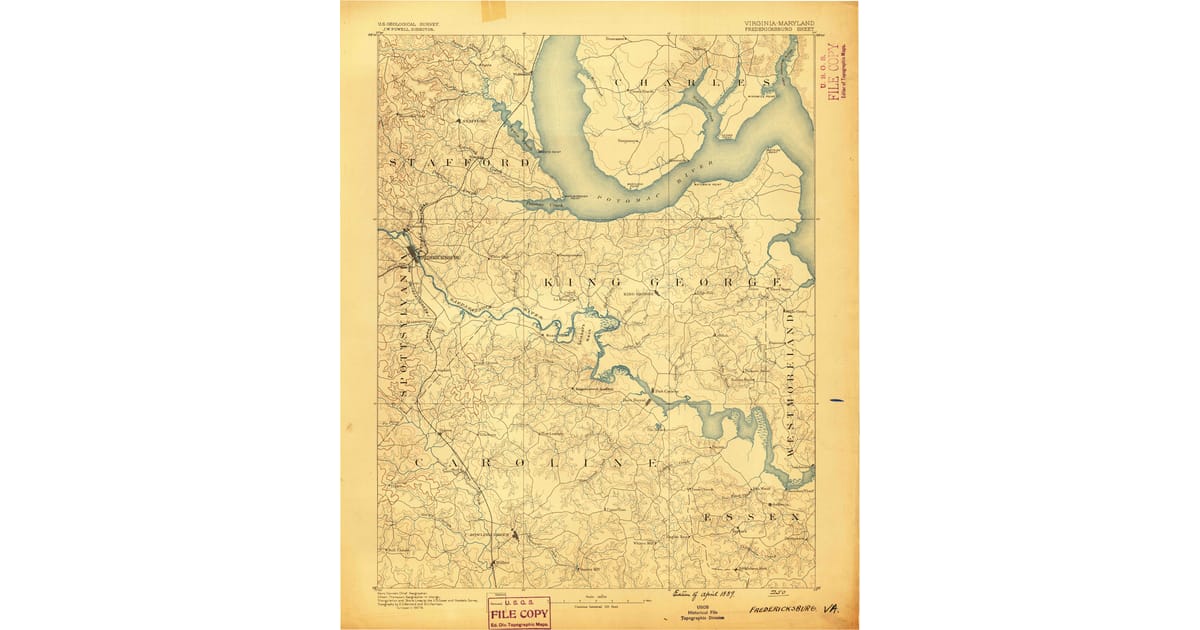1800s (19th Century) Maps of Smoots, VA | Pastmaps