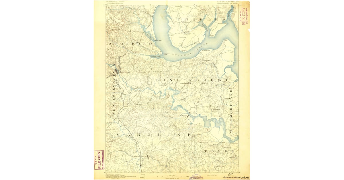 1890s Maps of Colonial Beach, VA | Pastmaps