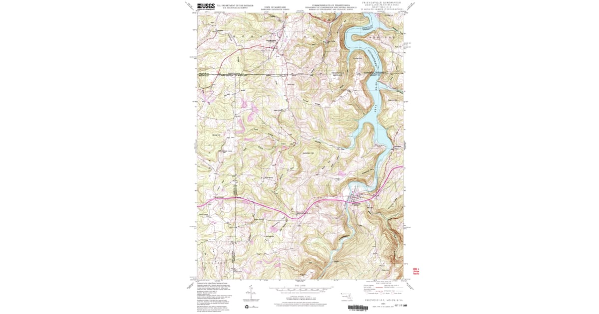 1990s Maps of Garrett County, MD | Pastmaps