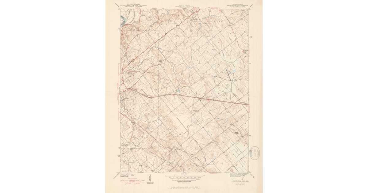 1940s Maps of Lawrence County, IL | Pastmaps