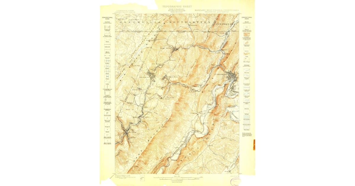 Old Maps of Shaft, MD for Genealogy | Pastmaps