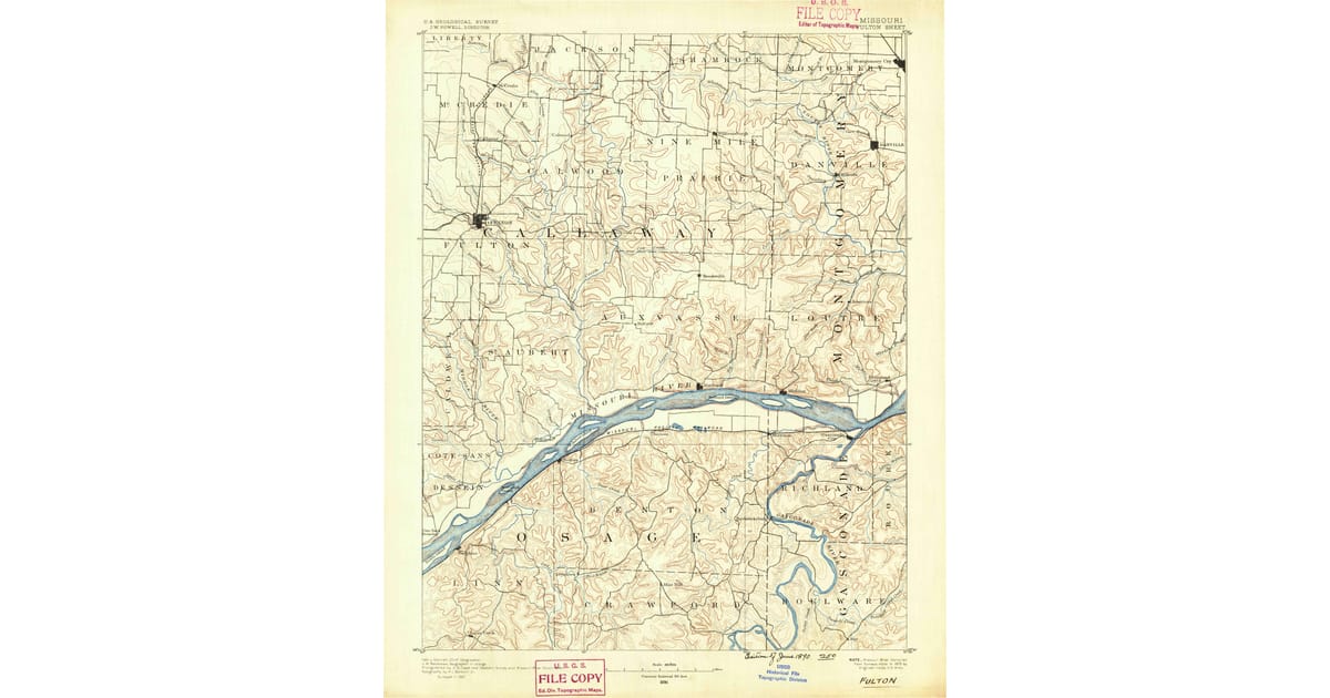 Old Maps of Crook, MO | Pastmaps