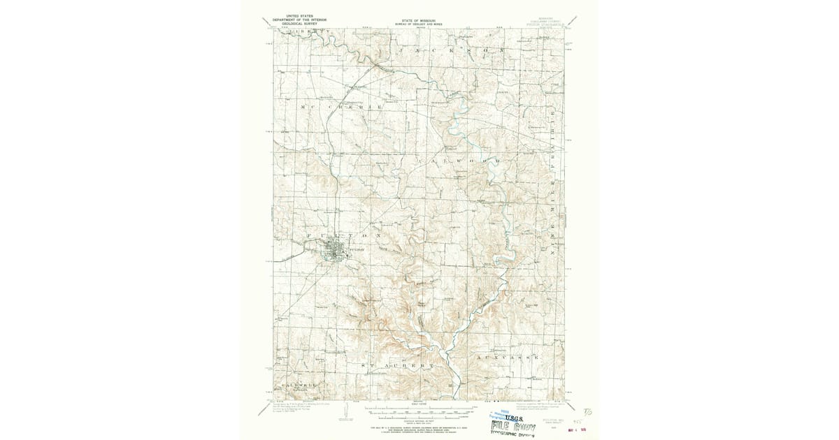 1928 Map of Fulton, MO — High-Res | Pastmaps