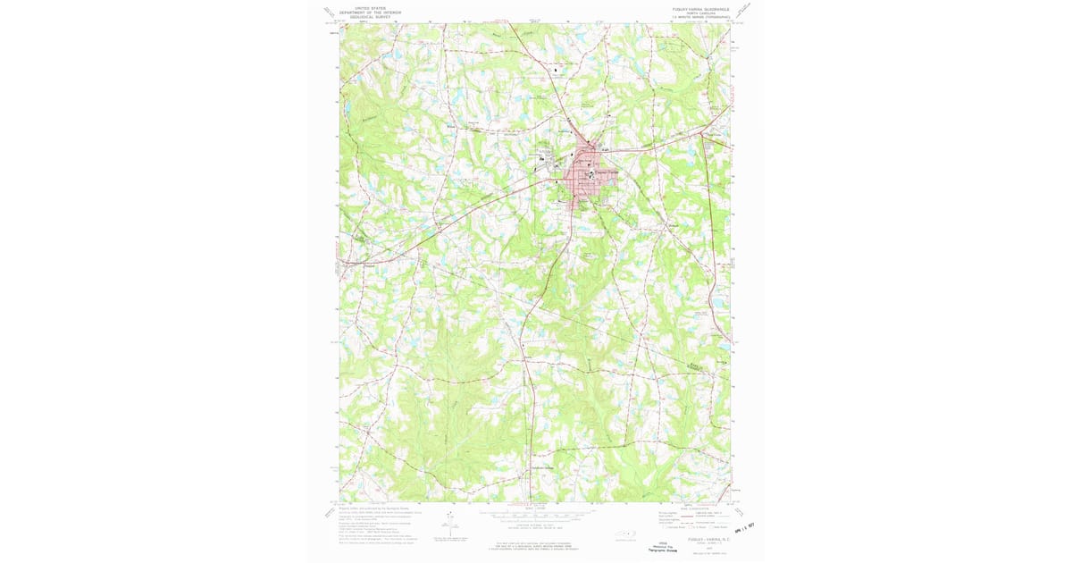 1970s Maps of Crystal Creek, Wake County | Pastmaps