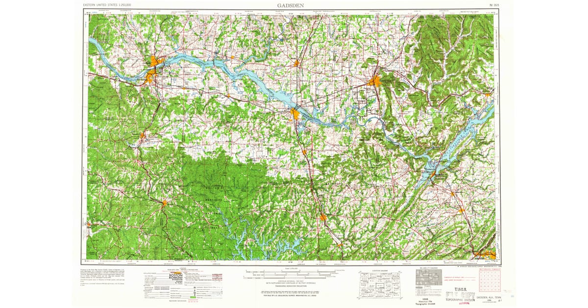 Old Maps of Pea Ridge, AL | Pastmaps