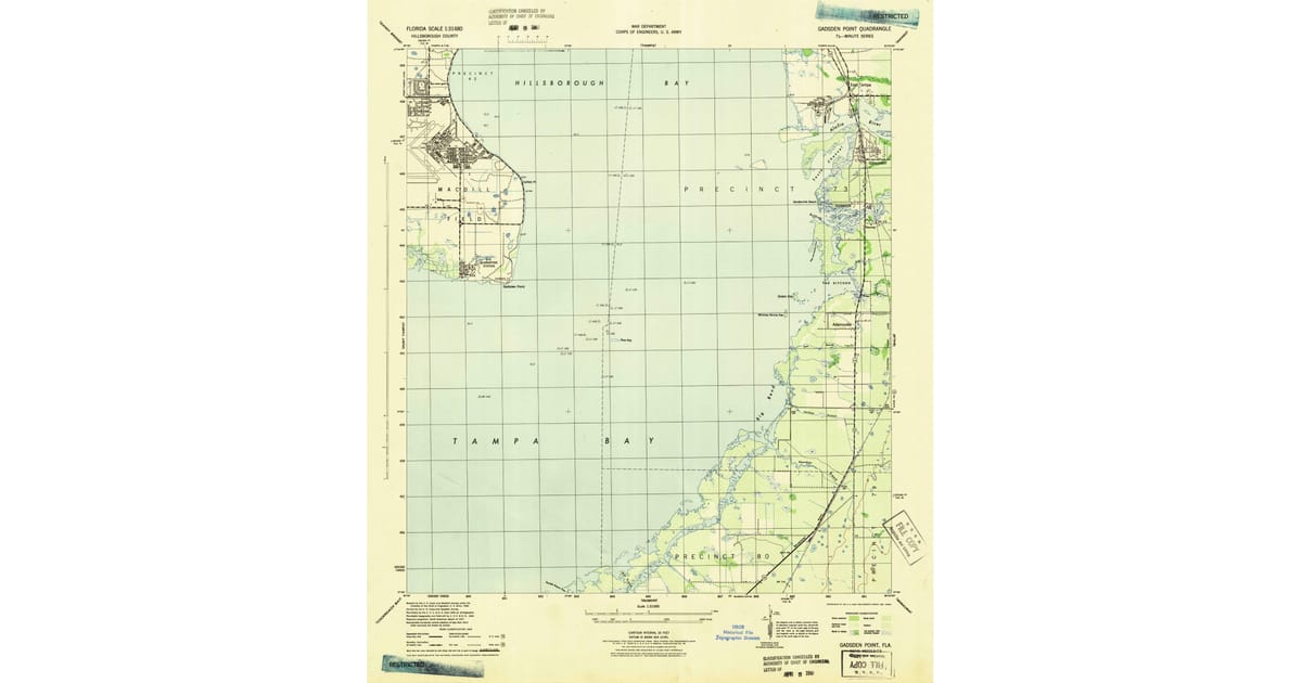 1940s Maps of Apollo Beach, FL | Pastmaps