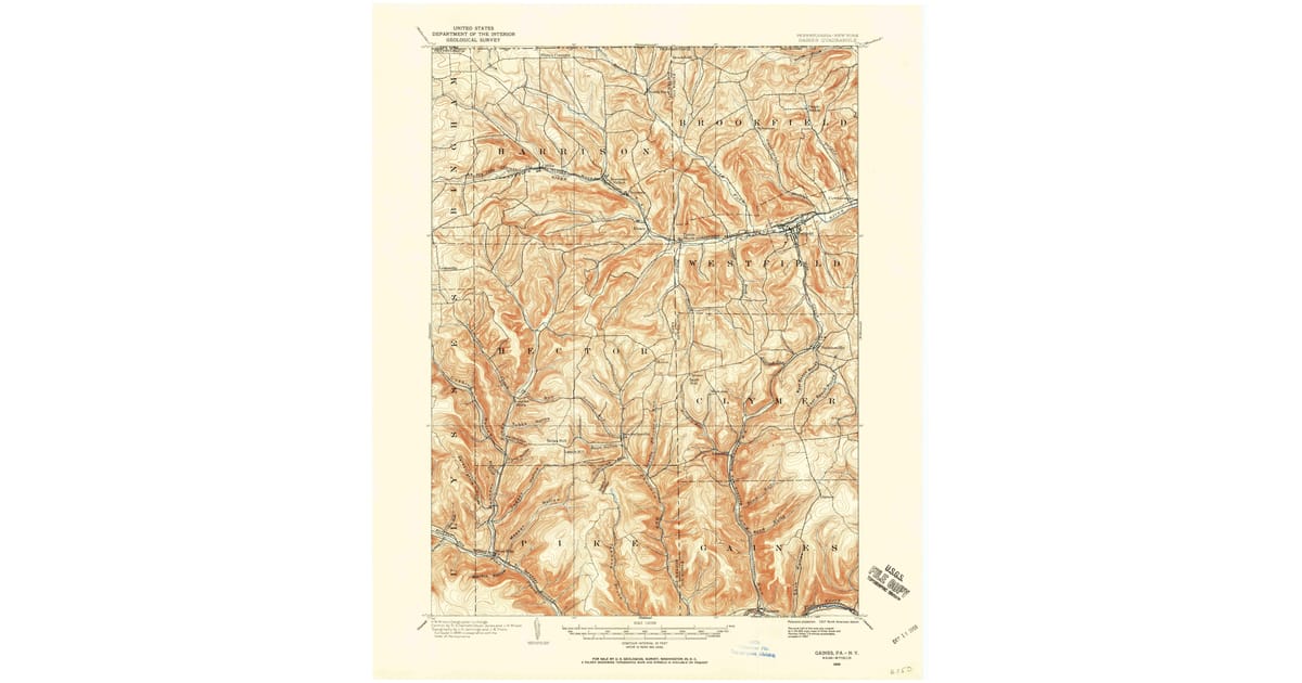 1800s (19th Century) Maps of Ulysses Township, PA | Pastmaps