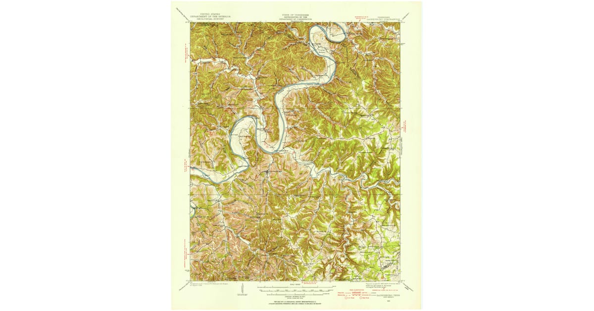 1920s Maps of Putnam County, TN | Pastmaps
