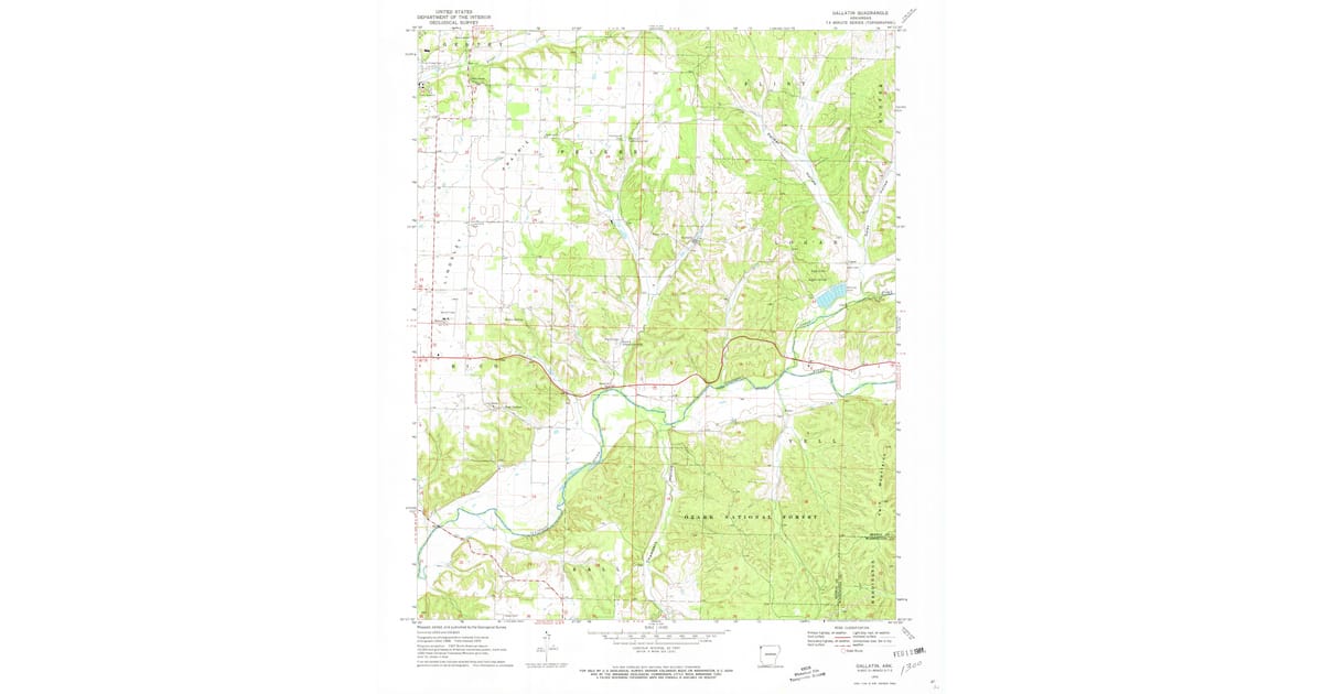 1970s Maps of Washington County, AR | Pastmaps