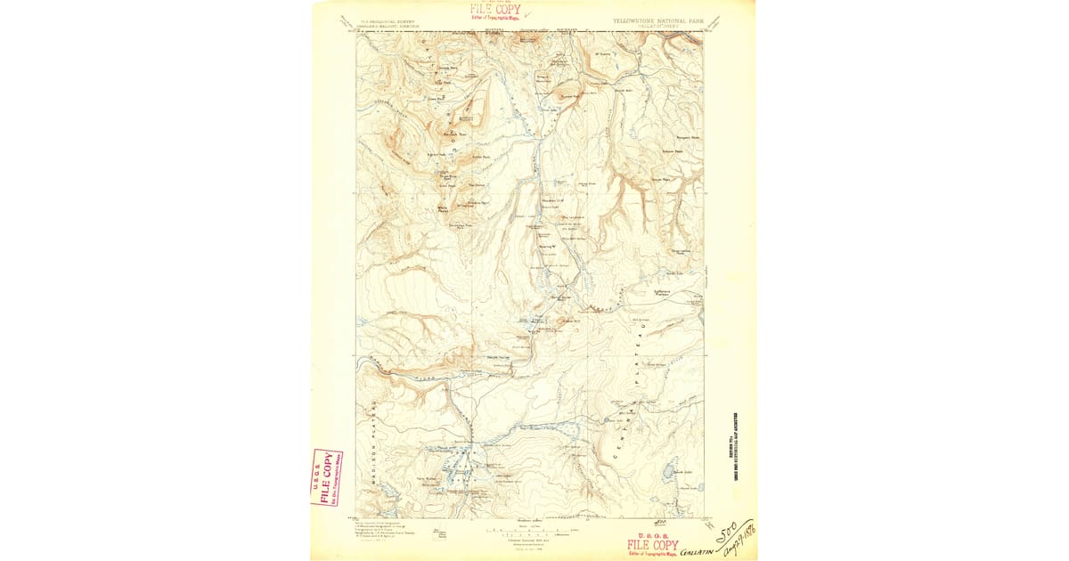 Old Maps of Park County, MT for Genealogy | Pastmaps